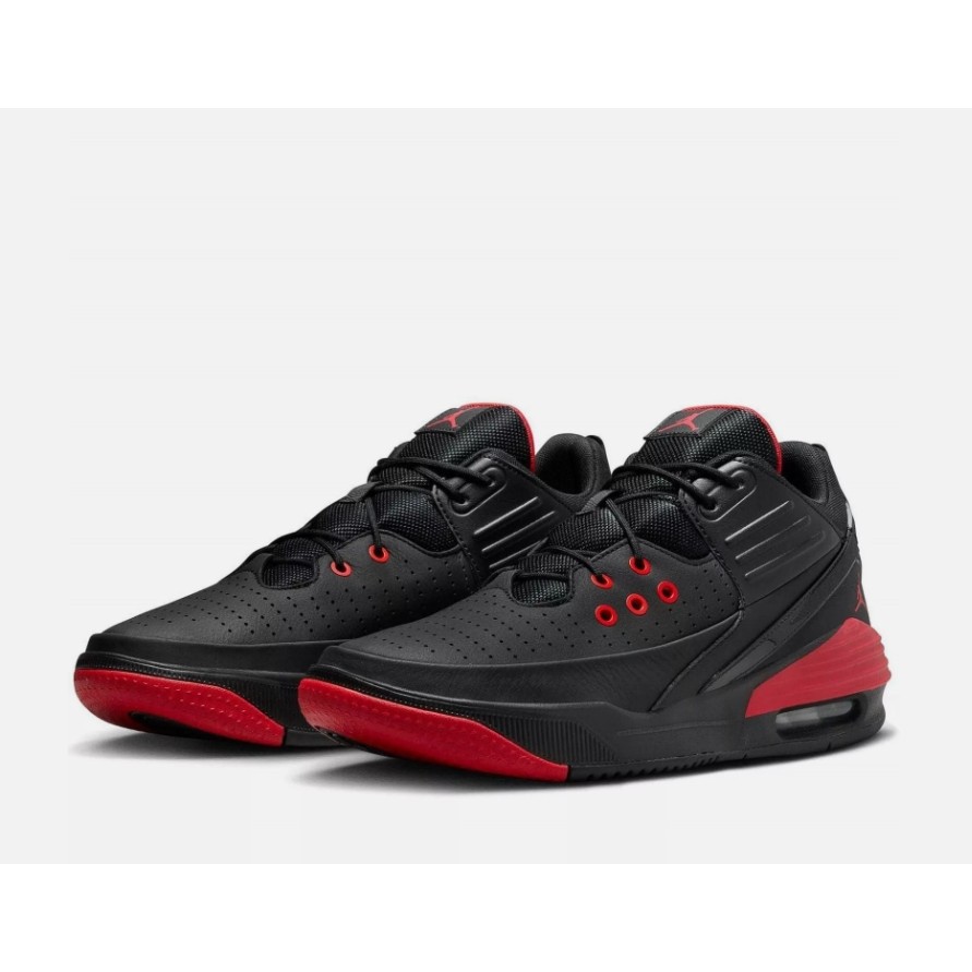 Nike Air Jordan Max Aura 5 Shoes Black University Red DZ4353-006 Men's ...