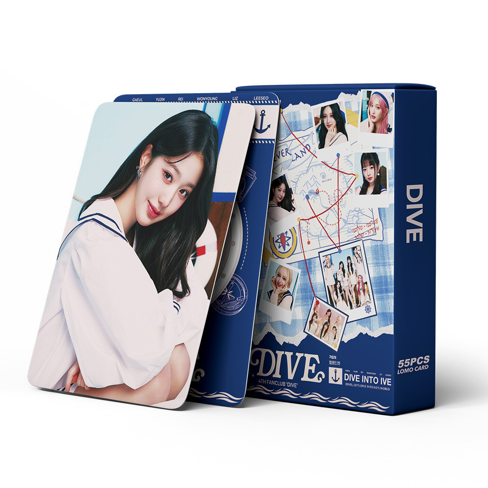 55pcs IVE EMPATHY ATTITUDE Photocards 4th FANCLUB DIVE REBEL HEART CRUSH SHOW WHAT I HAVE World ...