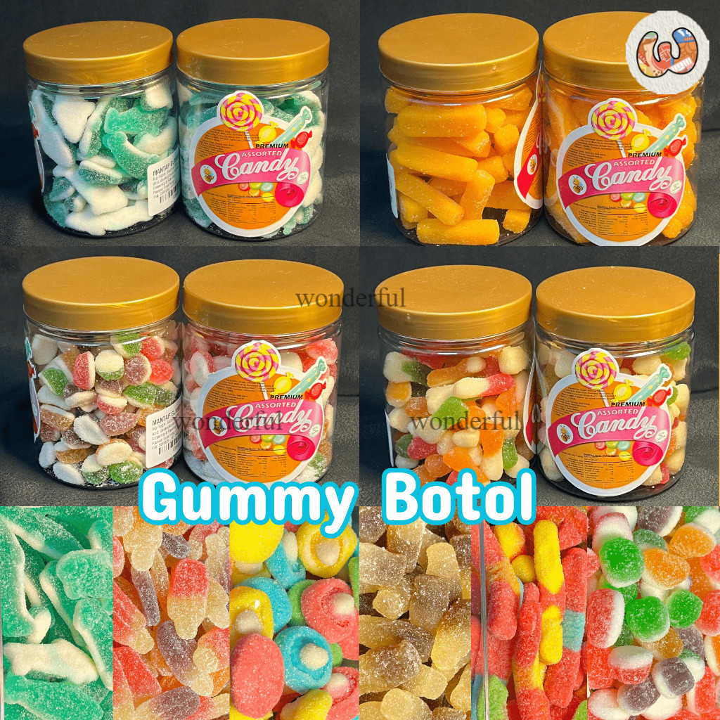 WF Mixed Gummies Botol Pastilles Gula Jelly Mantap Gummy Borong Botol 250g+ | Shopee Malaysia