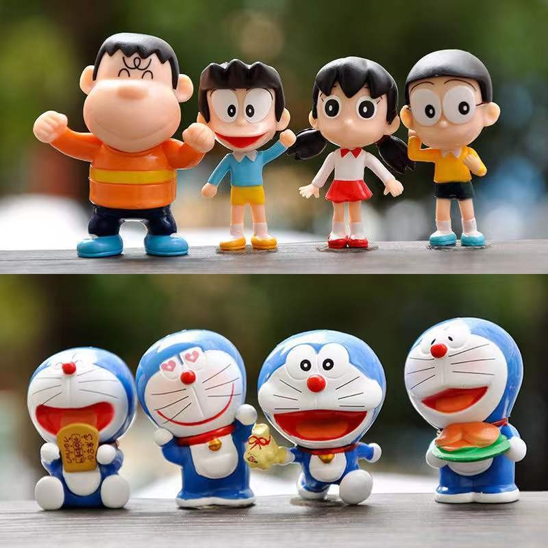 [91% Praise Rate] Family Portrait Doraemon Mystery Box Figure Toy Set ...