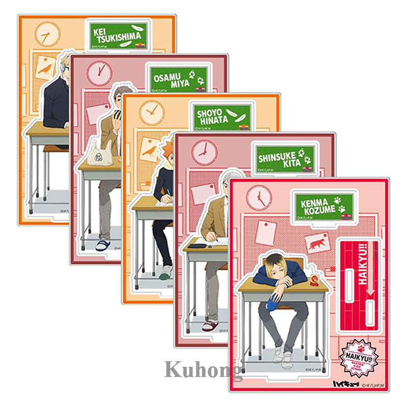 KUHONG Anime Haikyuu!! Figures Desk Plate Models Acrylic Stand Model ...