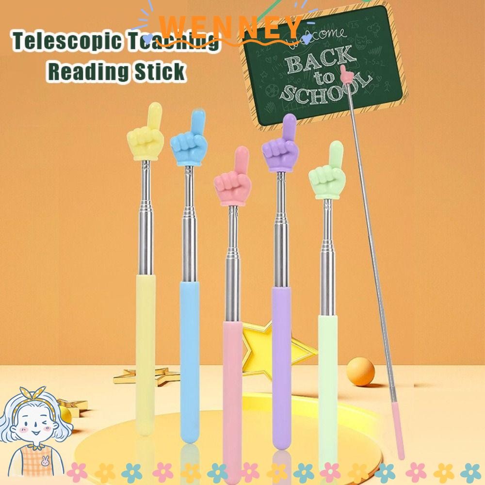 WENNEY Finger Reading Sticks, Finger Design Telescopic Rod Teaching ...