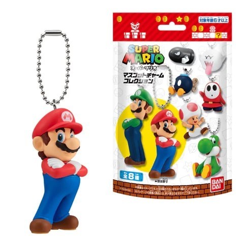 Bandai Namco 91874 Super Mario Mascot Charm Collection Blind Pack ...