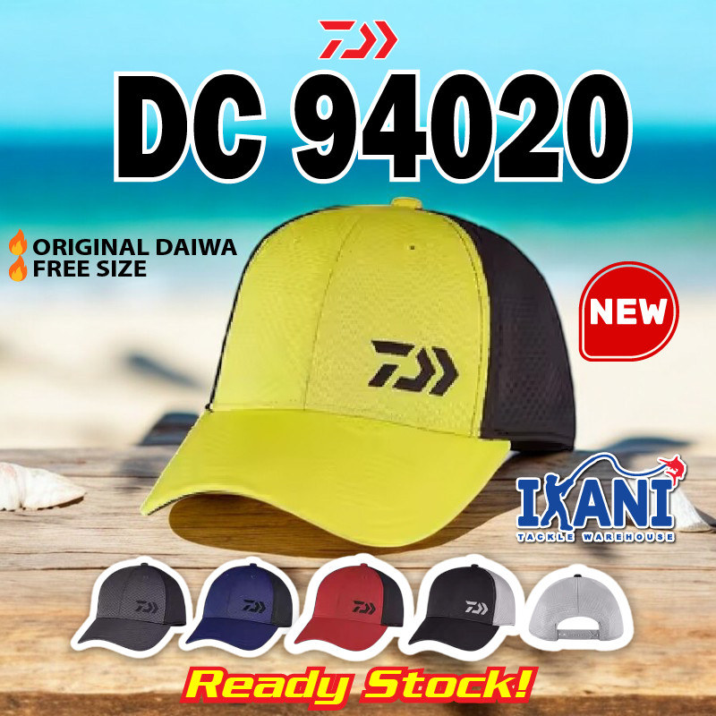 DAIWA DC-94020 (JDM) ORIGINAL FISHING CAP TOPI MANCING IKAN BASEBALL ...