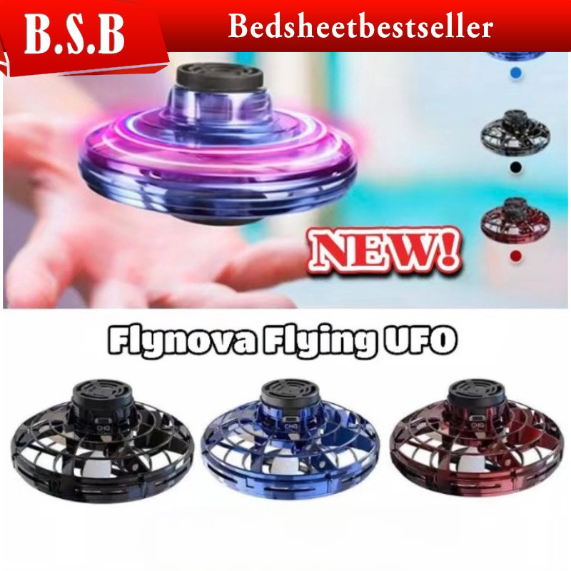 B.S.B Premium Flynova Flying UFO Toys Rotating Flying Toys Fly Orb Gyro ...