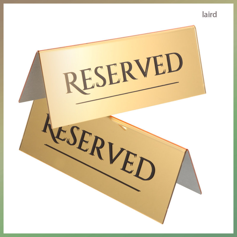 Seat Plate Tag Acrylic Reserved Chair Sign Conference Room Reservation ...