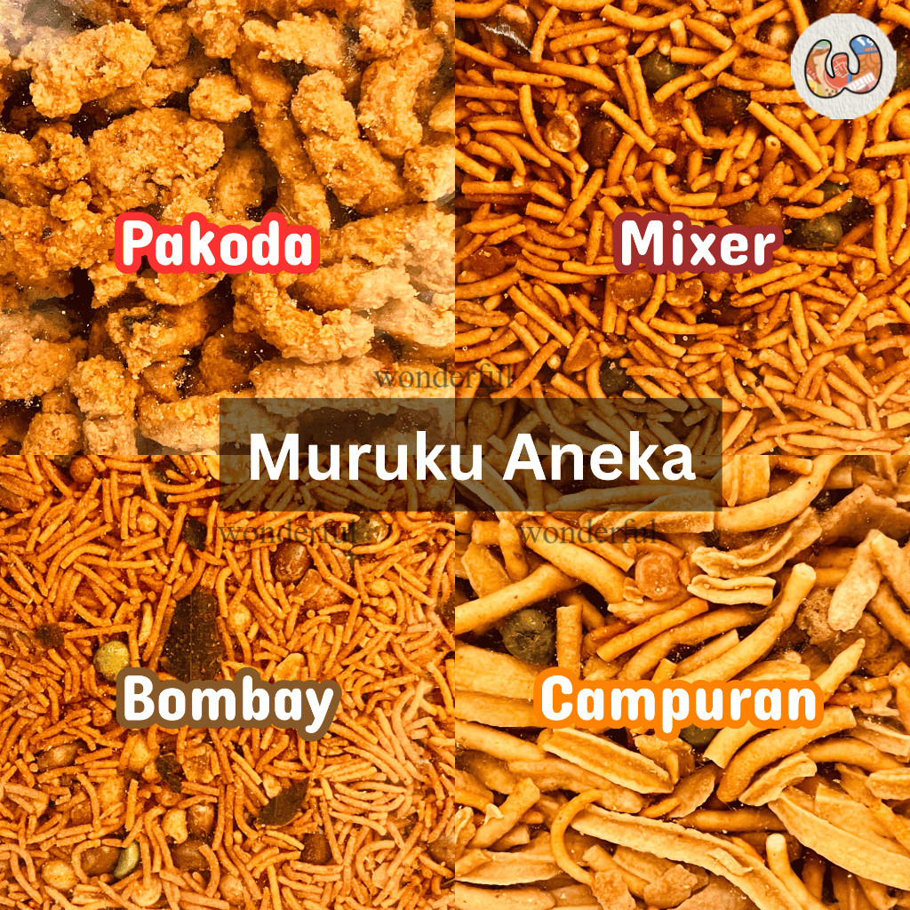 WF Muruku Aneka Pakoda/Mixer/Muruku Campuran/MIxer Bombay 400g/800g ...