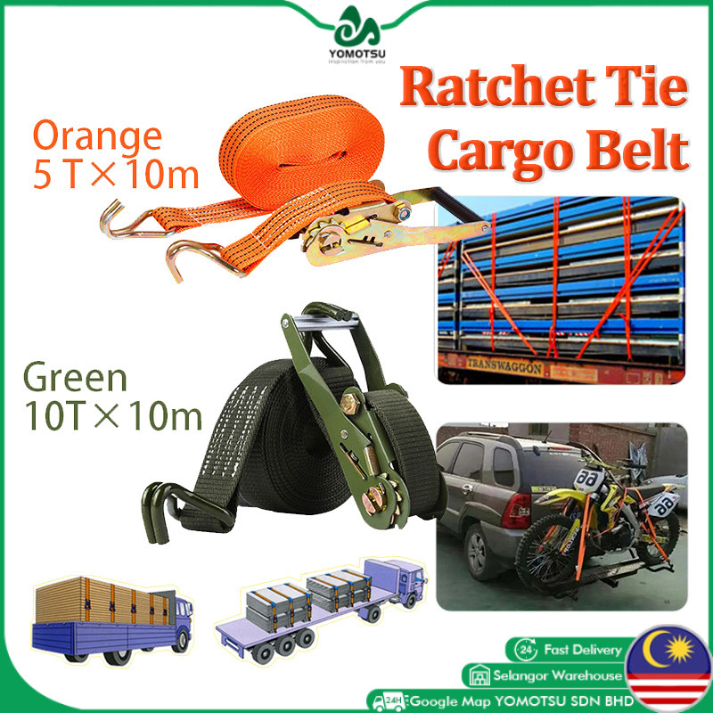 10M Tali Pengikat Barang Heavy Duty Ratchet Tie Down Ratchet Tie Down ...