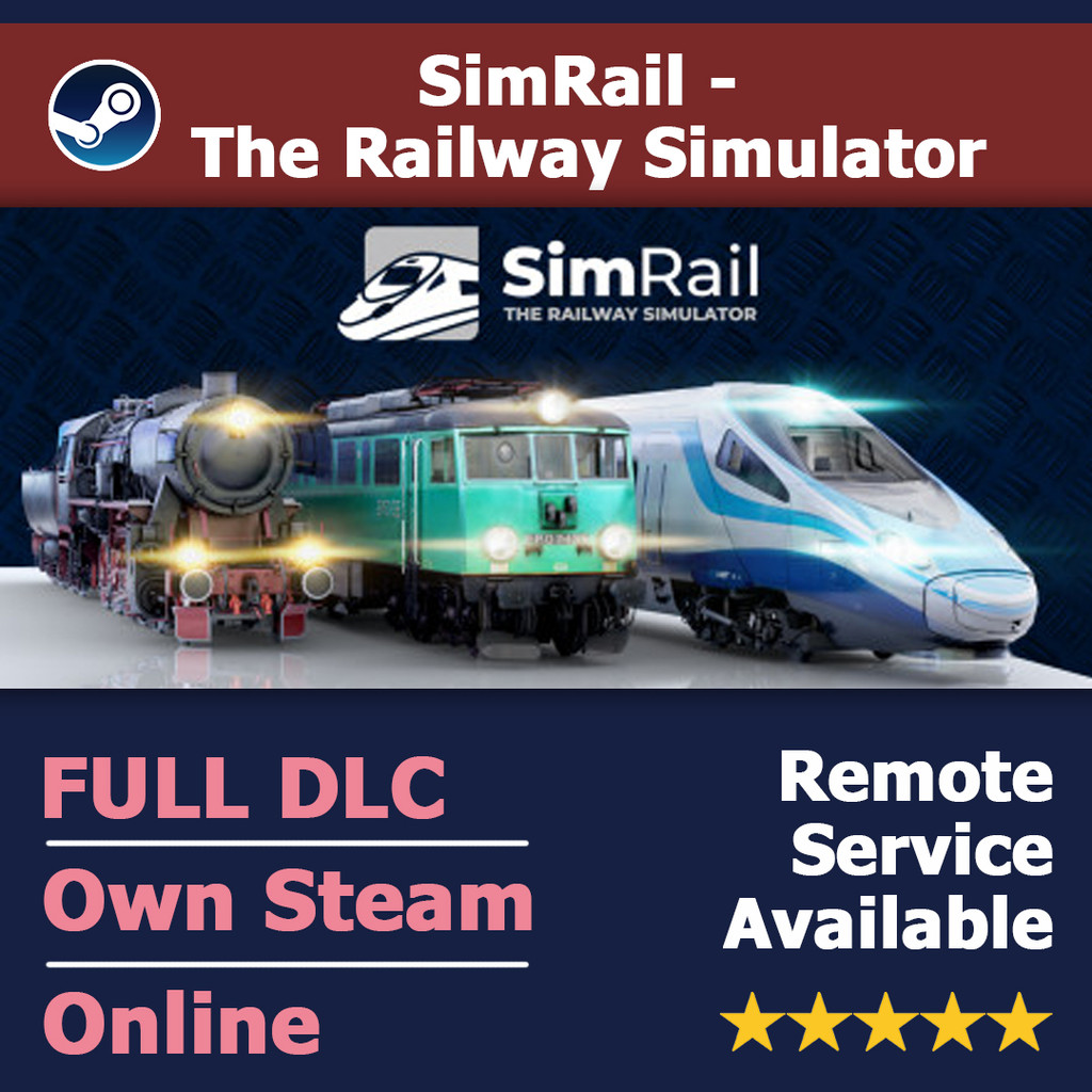 SimRail - The Railway Simulator With DLC [PC Game] Steam CDKEY | Shopee ...