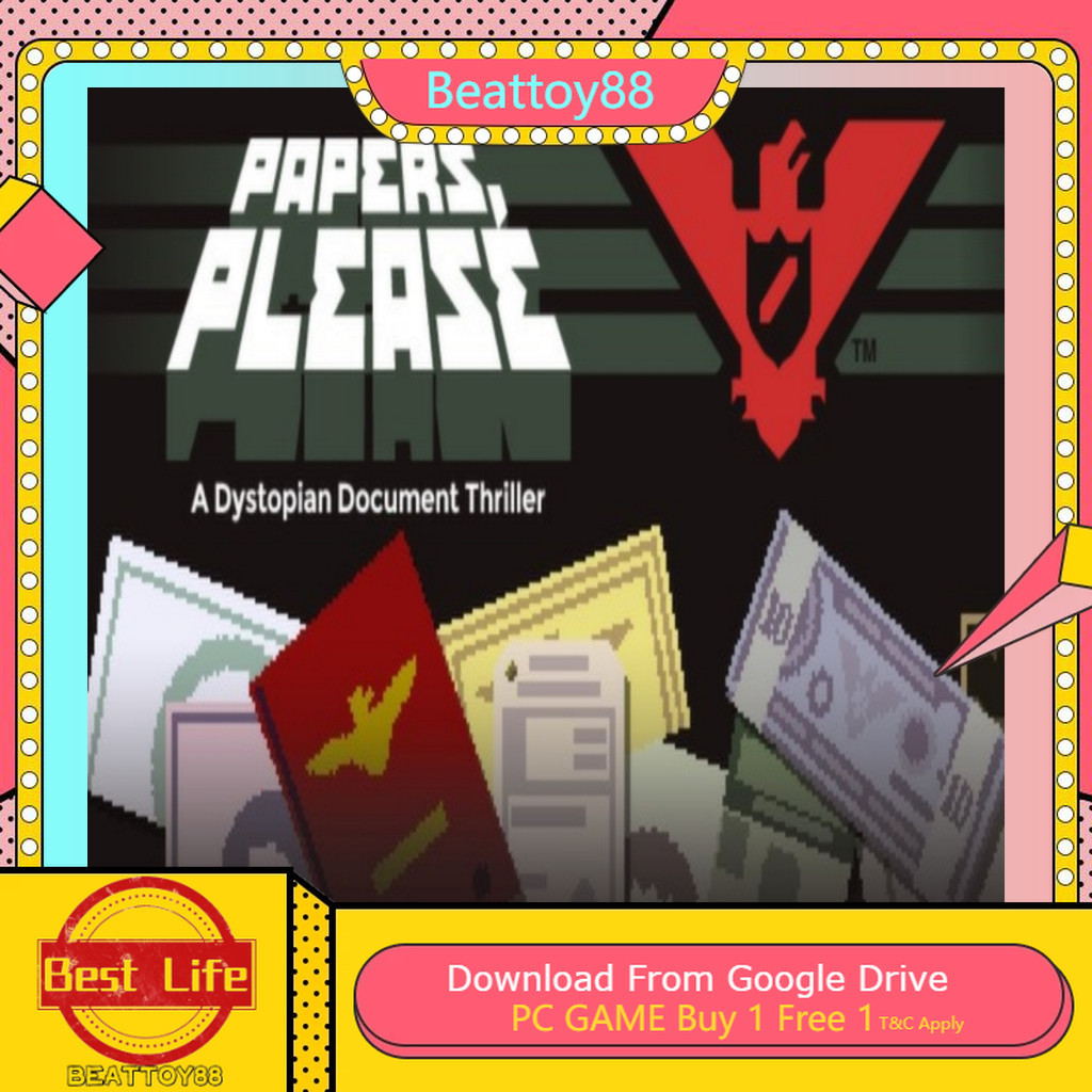 Papers Please |PC GAME| Latest v1.4.11.124 [GDrive Download] | Shopee ...