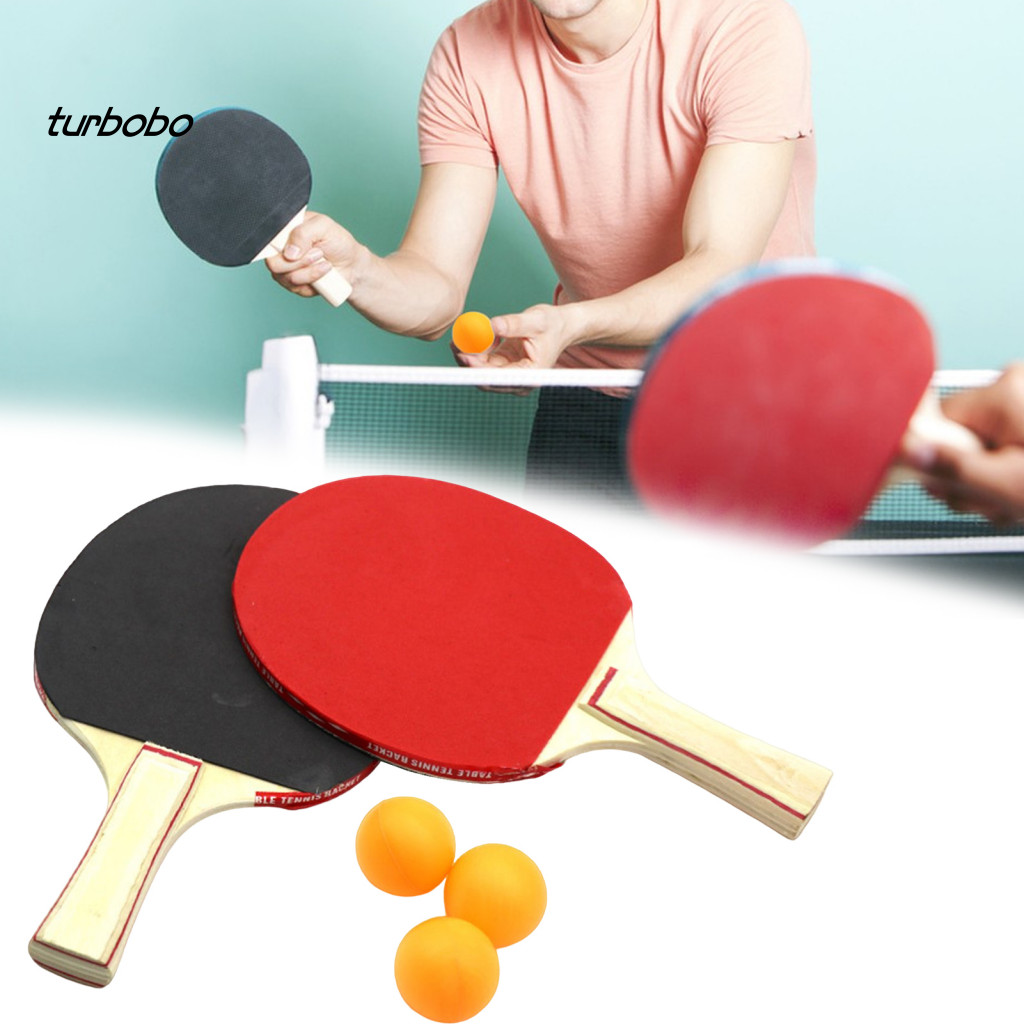 turbobo 1 Set Table Tennis Racket Ergonomic Handle Fine Texture Smooth ...