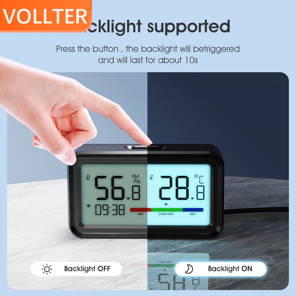 Smart Home Temperature Humidity Sensor Say Goodbye To Messy Cables ...