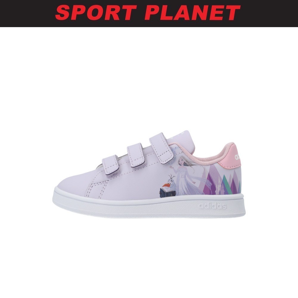 adidas Kid X Disney Frozen Anna And Elsa Advantage Sneaker Shoe Kasut ...