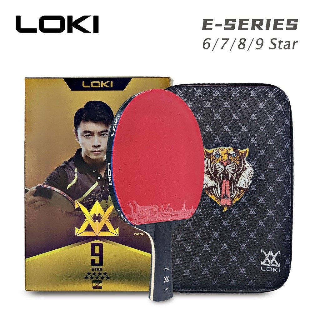 Loki E-Series Table Tennis Racket Professional Carbon Blade Ping Pong ...