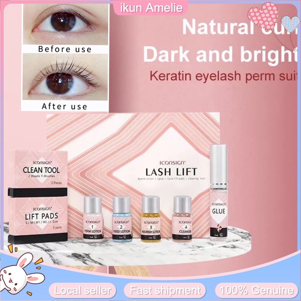 【NEW】Iconsign Eyelash Perming Kit Eyelash Curler Set Lashes Lifting ...