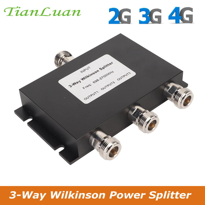 3 Way Micro-strip Power Splitter 698-2700mhz 2G 3G 4G N Female Thread ...