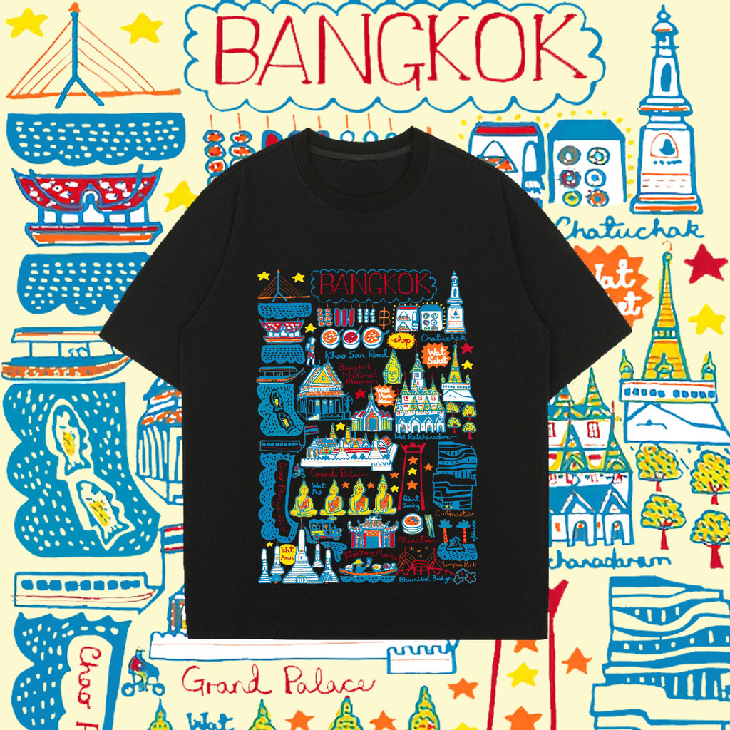 Thailand Bangkok Cultural Travel T-Shirt UnisexS-5XL | Shopee Malaysia