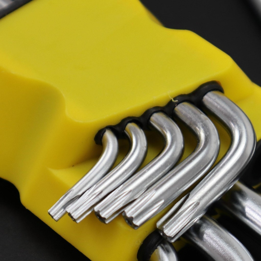 MIKASO 9Pcs Torx Head Allen Key Set Wrench L-Shape Repair Tools T10 T15 ...