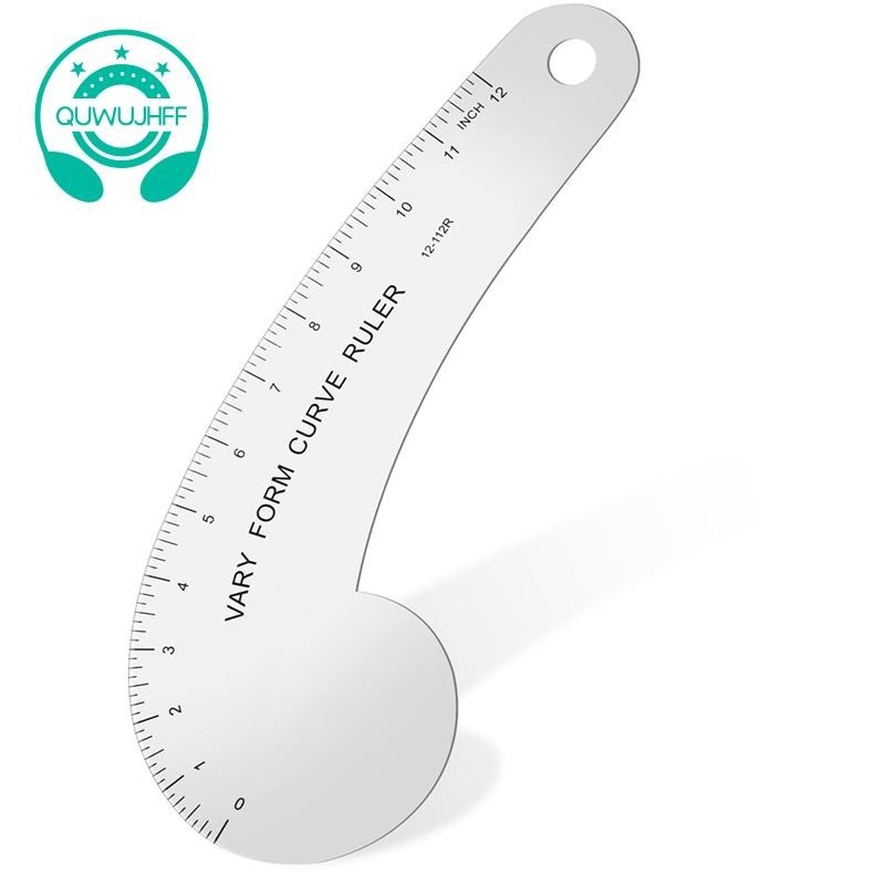 Vary Form Curve Ruler 12Inch Solid Metal French Curve Hip Curve Ruler ...