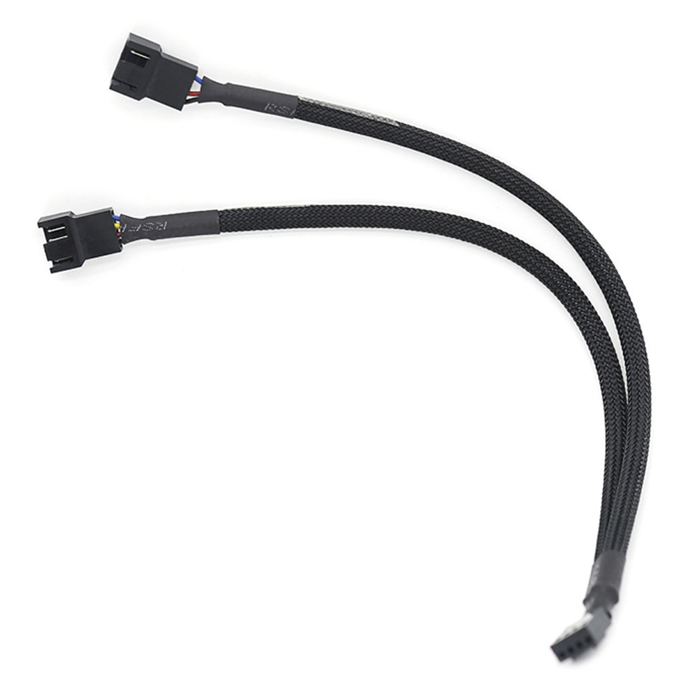 keepdreaming CPU PC Case Fan 4 Pin Extension Y Splitter Cable 4 Pin to ...