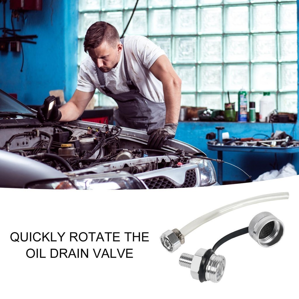 Car Oil Drain Valve Quick Easy Valve Oil Drain Plug Aluminum Alloy Oil ...