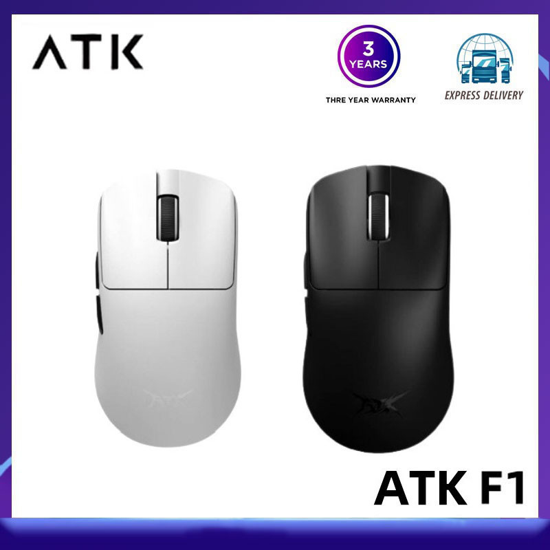 ATK F1 wired/wireless dual-mode mouse PAW3950 hole less lightweight ...