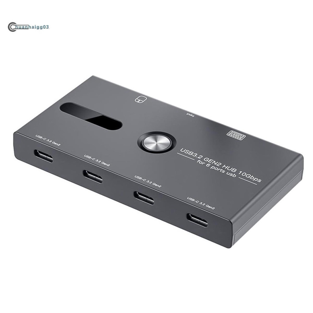 .10Gbps USB C Hub, 6 Ports USB C Splitter, Laptop,HUB Hub 3.2 Gen2 4 ...