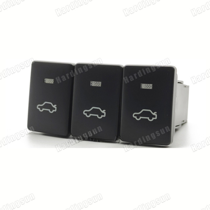 Car LED Light Rear Tailgate Boot Release Trunk Switch Push Button For ...