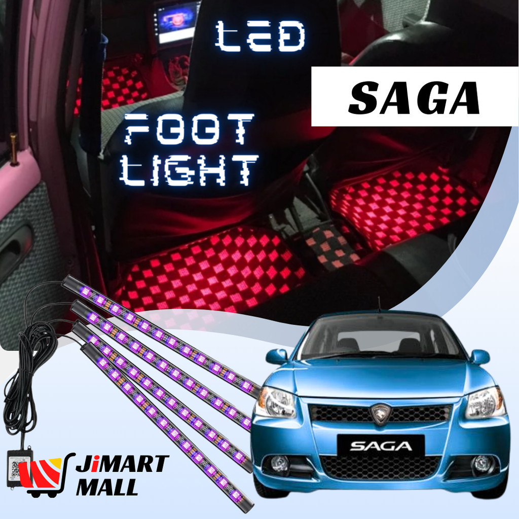 SAGA BLM FLX LED AMBIENT LIGHT Foot Floor Lampu Kaki Kereta RGB ...