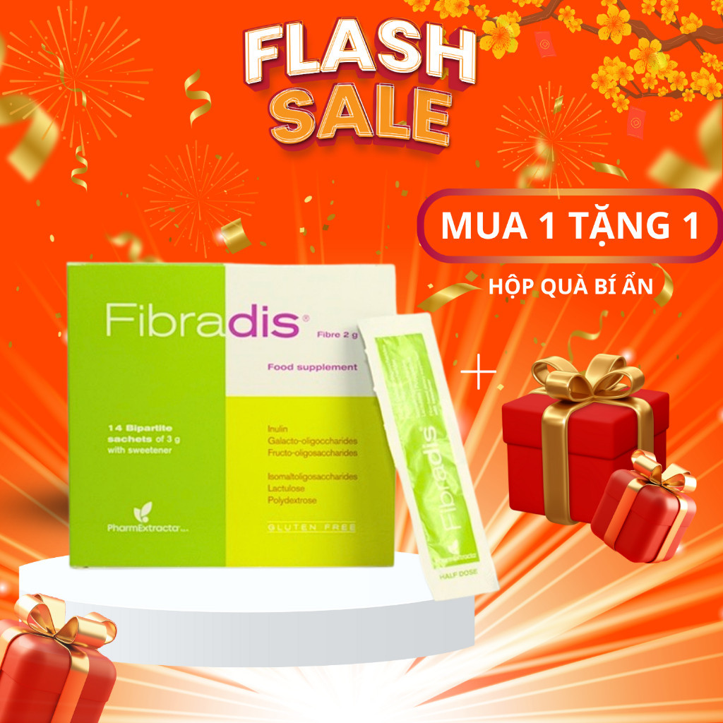 Fibradis supplements fiber, supports good laxatives for the digestive tract, reduces the risk of ...