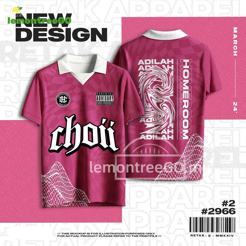Choii PINK POLO Shirt Design Choii Original Polo Shirt Guy Thail Virus ...