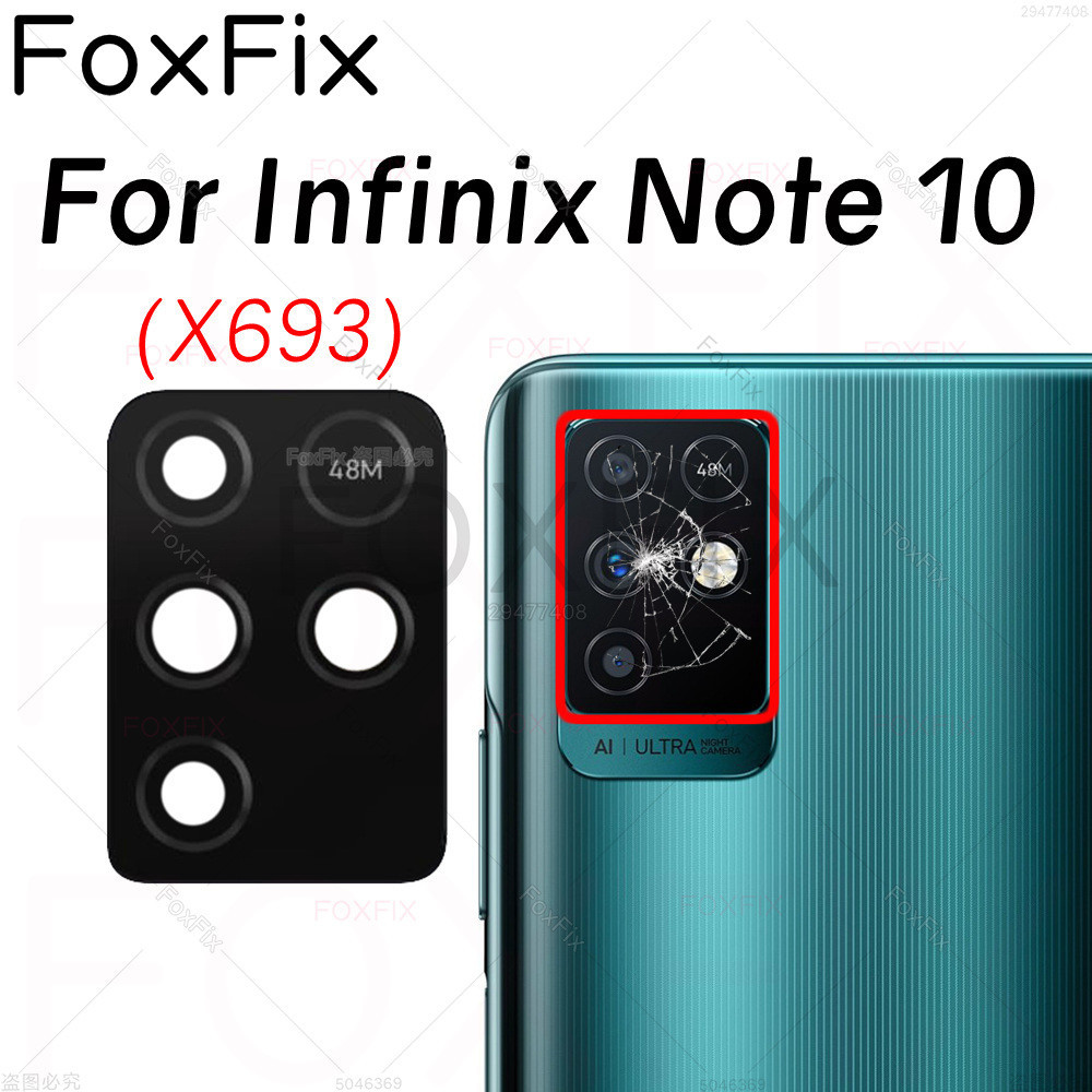 Rear Back Camera Glass Lens Cover For Infinix Note 10 X693 Replacement ...