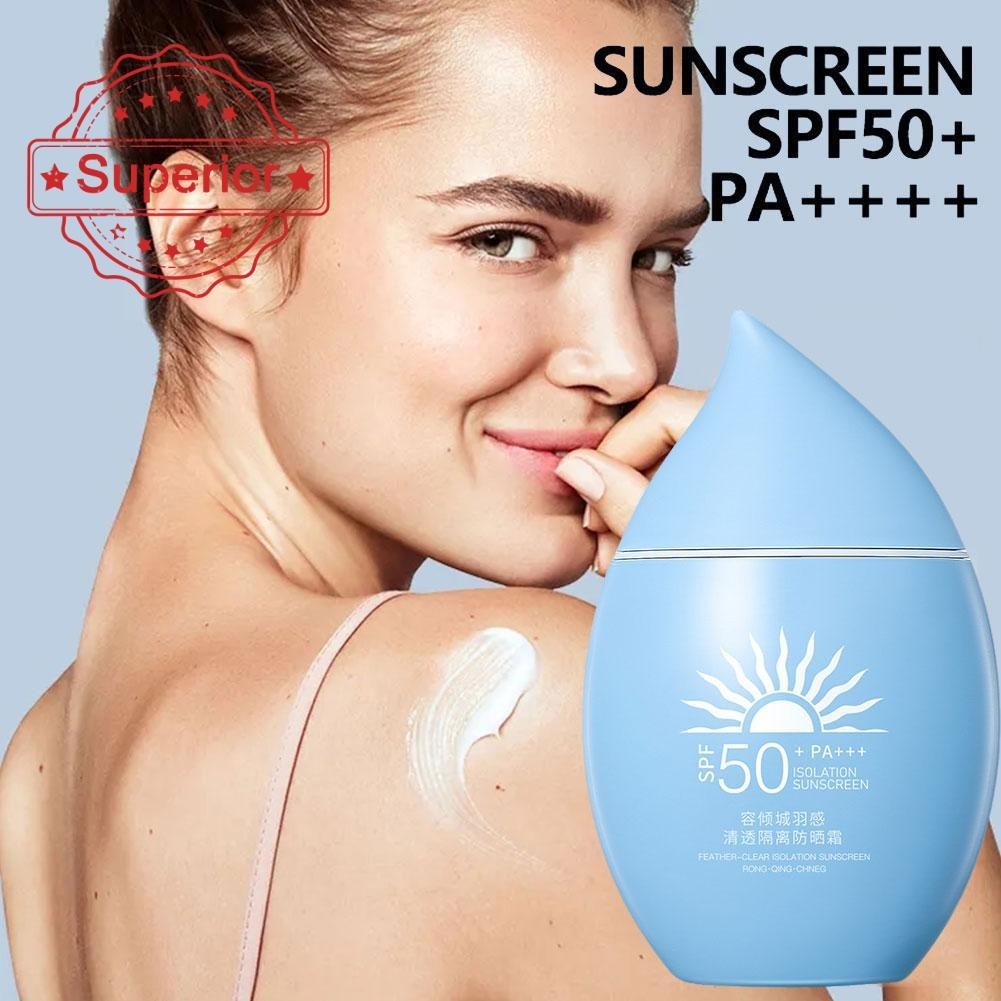 Refreshing Sunscreen With Spf 50 For Longlasting Moisturization And Sun Protection | Shopee Malaysia