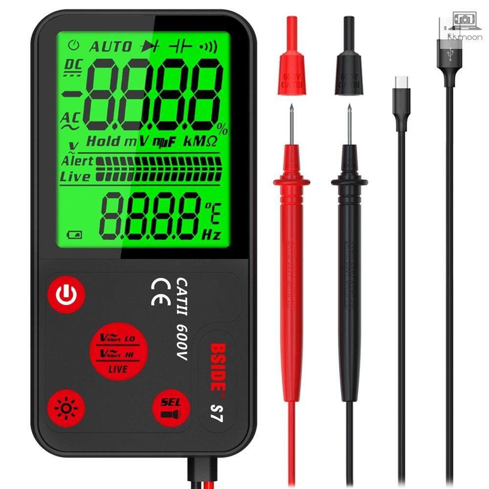 Digital Multimeter Professional Voltage Resistance Frequency ...