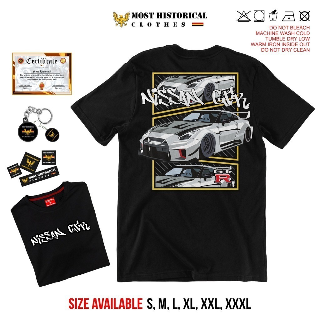 Nissan Gtr Car T-shirt Automotive Driver Premium Dtf Screen Printing ...