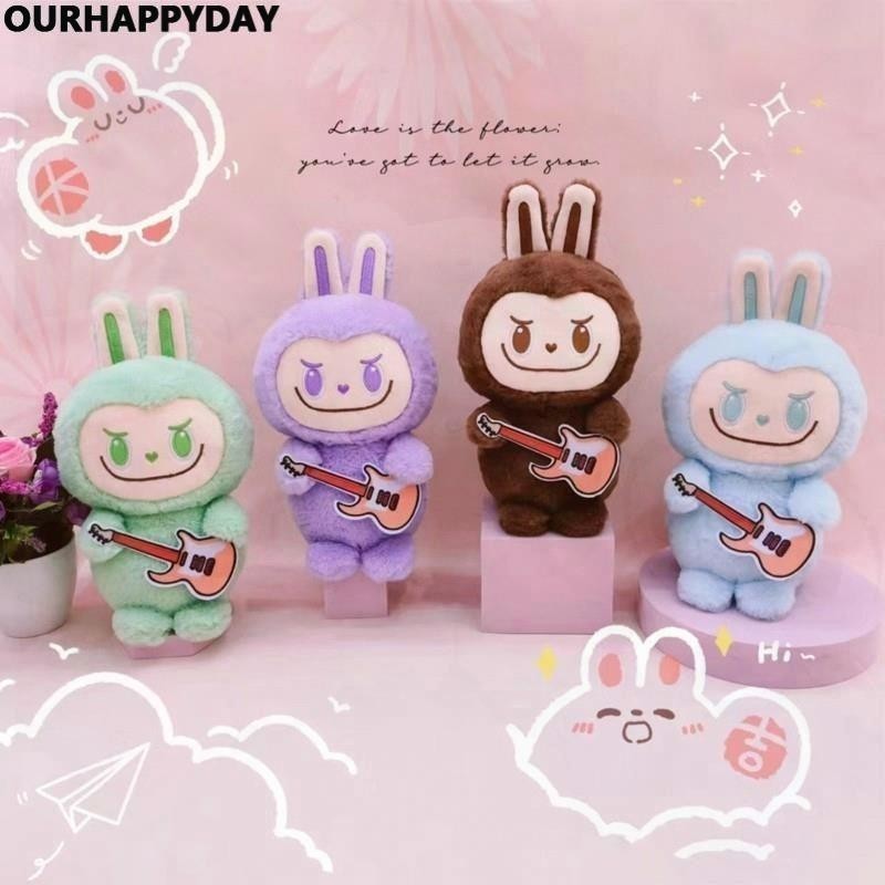 30CM Labubu The Monsters Blind Box Toys Cardiac Macarone Mysterious ...