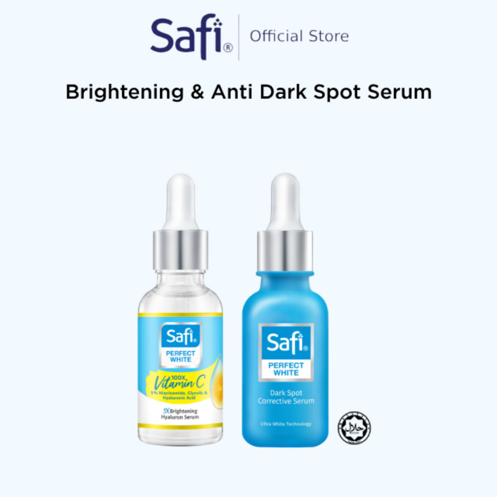 SAFI Perfect White 3x Brightening Serum Duo Set | Vitamin C | Anti Dark ...