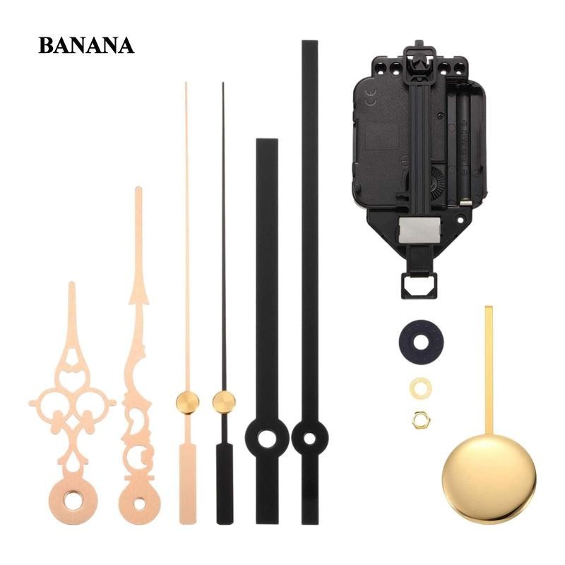 [ Pendulum Clock Movement Repair DIY Part with 2 Pairs Hands Pendulum ...