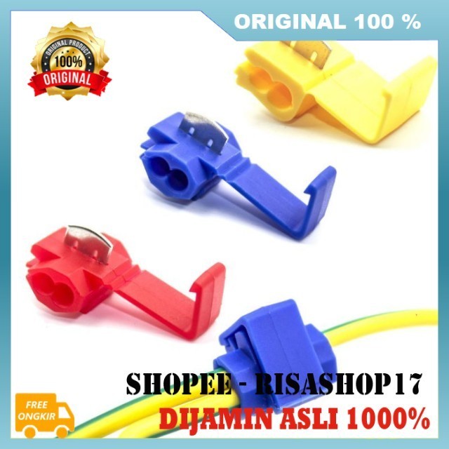 Snap Scotch Lock Connector Peel Cable Safety Connector 25pcs 100% ...