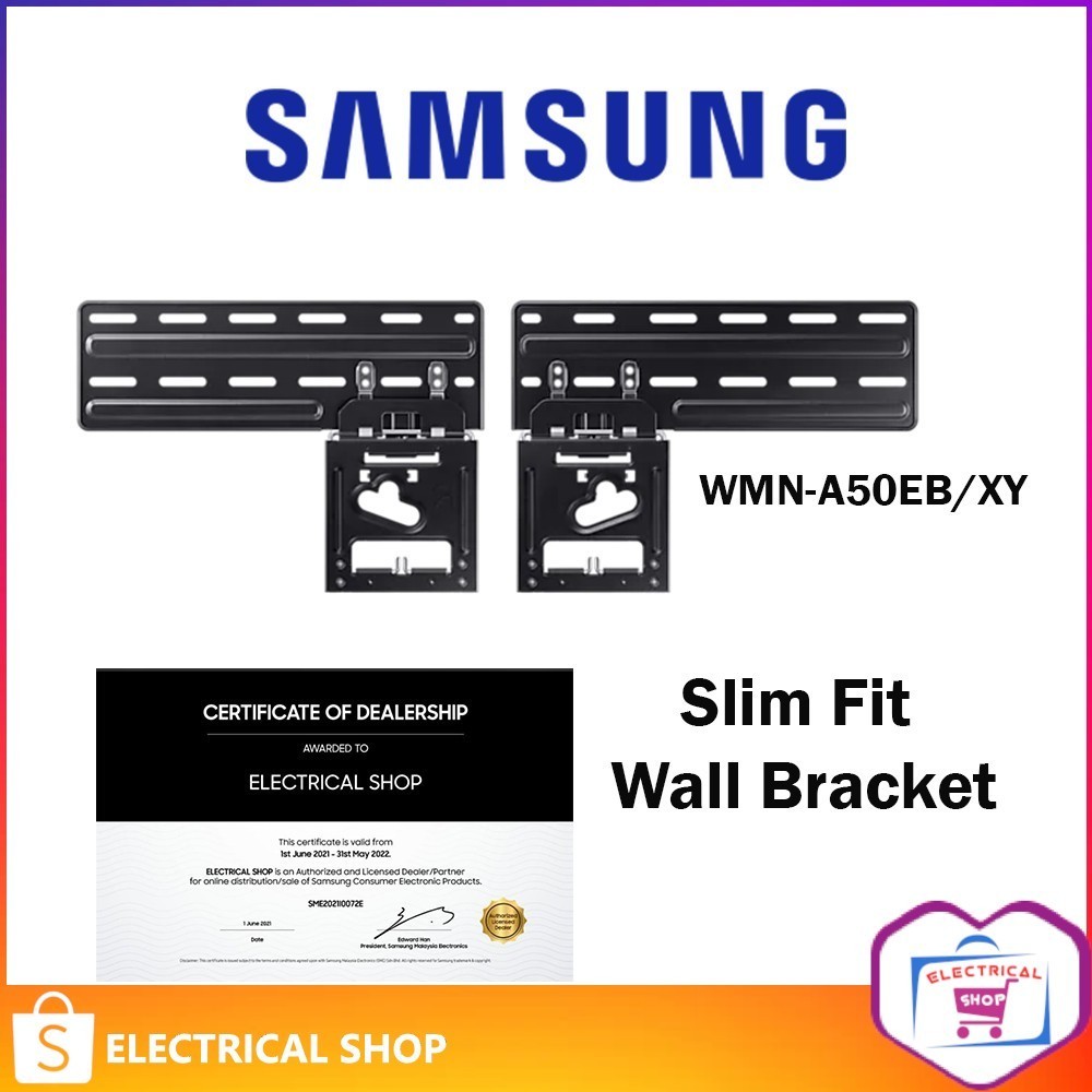 Samsung Slim Fit Wall Bracket 43''- 85'' QLED Wall Mount Bracket ...