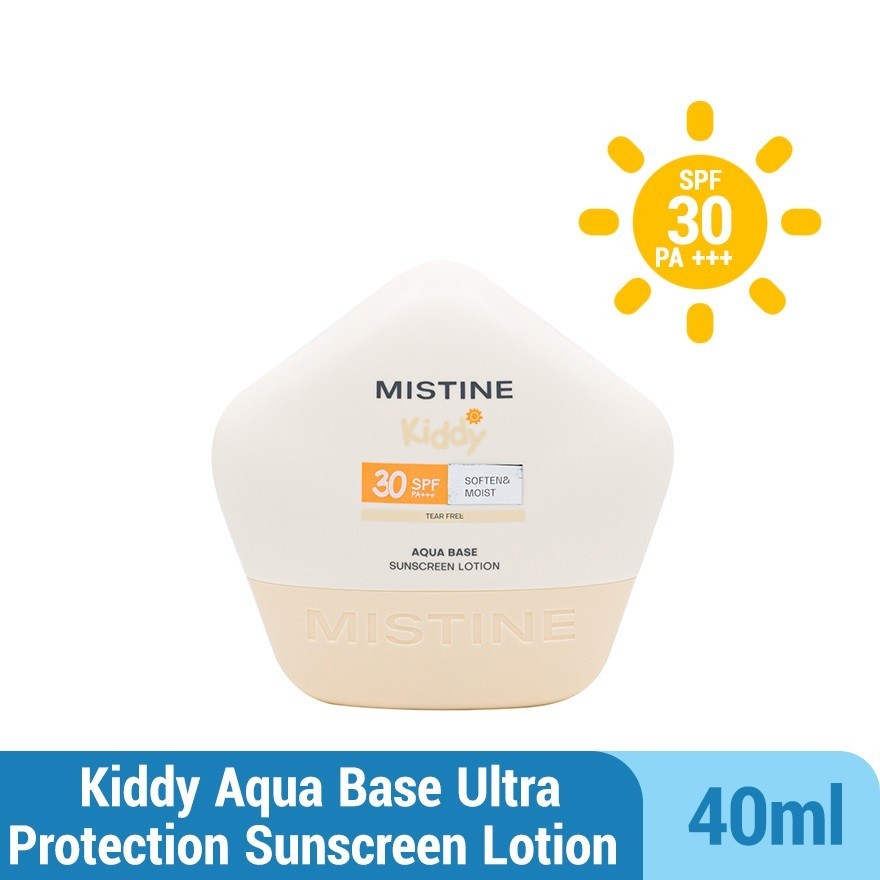 MISTINE Kiddy Aqua Base Ultra Protection Sunscreen Lotion SPF30 PA+++ (40ml) | Shopee Malaysia