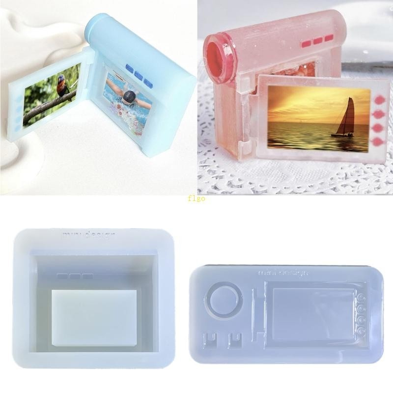 flgo Video Recorder Quicksand Silicone Mold Hollow Shaking Cup Mold for ...