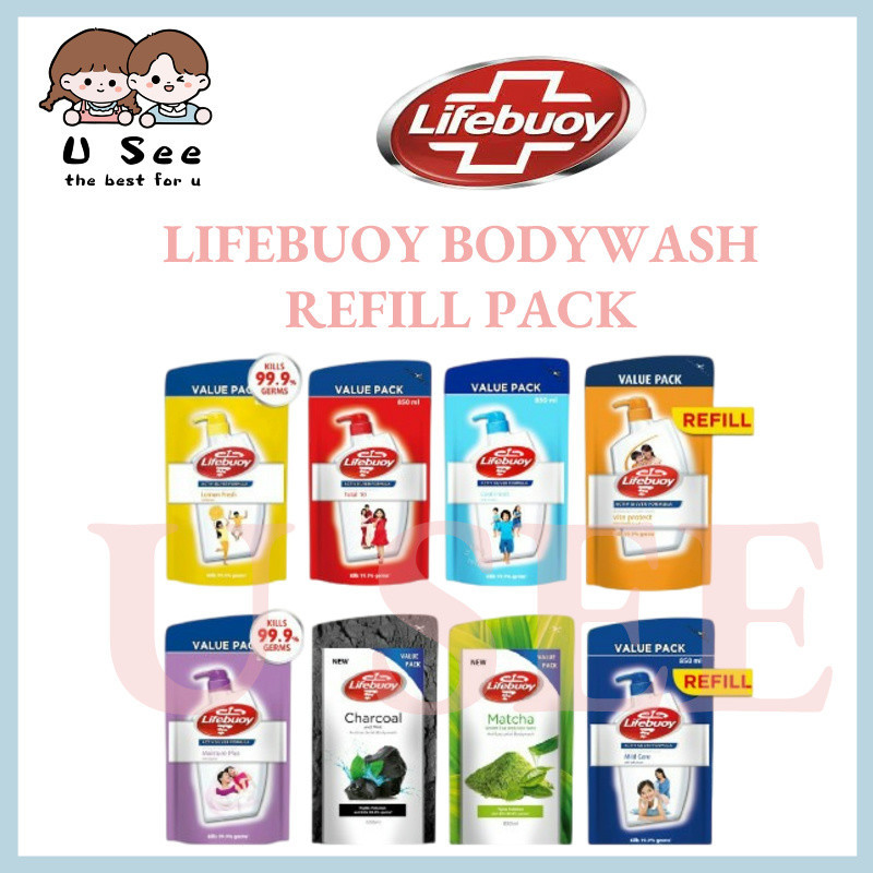READY STOCK!!!LIFEBUOY BODY WASH 850ML REFILL PACK | Shopee Malaysia