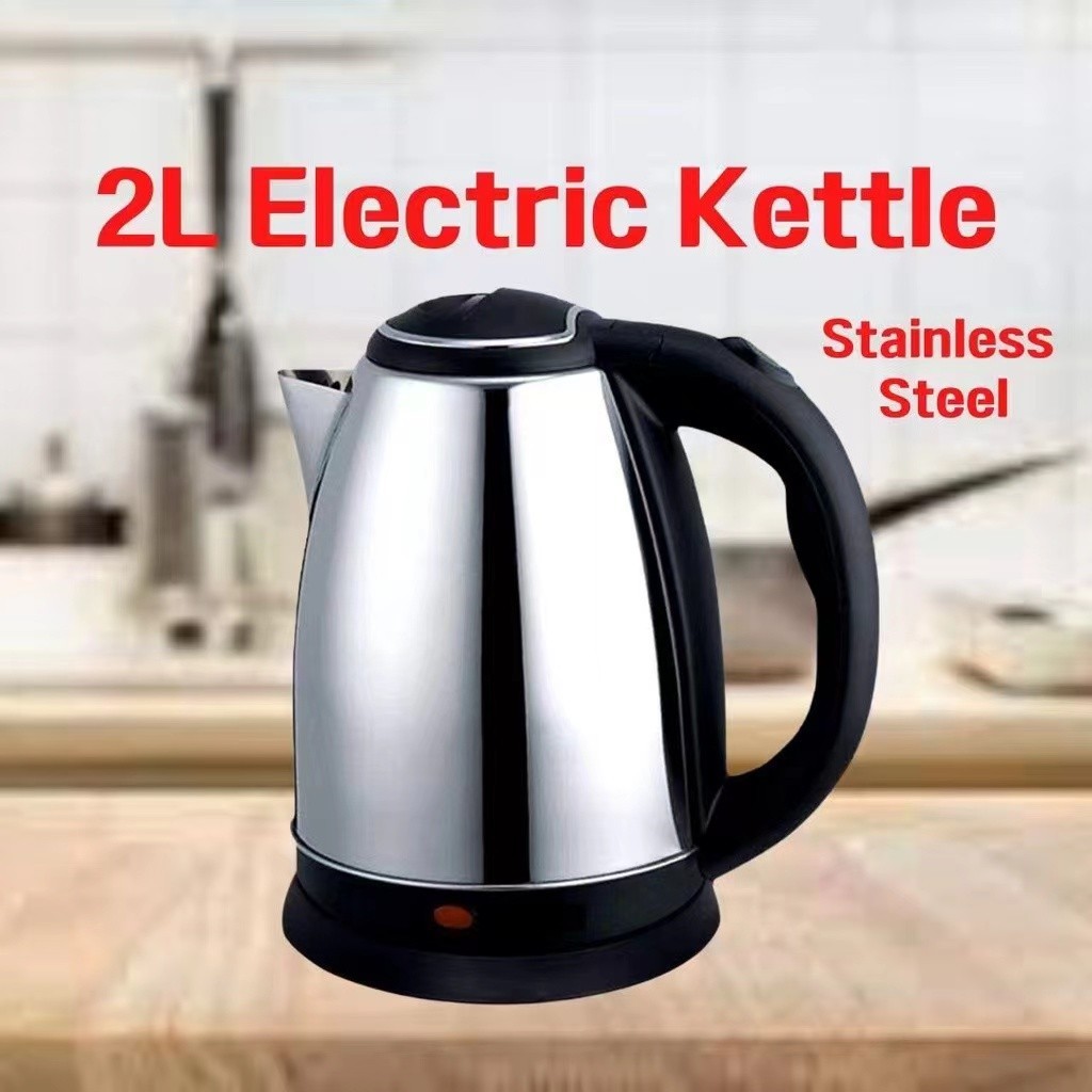 SRS_ [MYLAYSIA PLUG] Kettle Stainless Steel Electric Automatic Cut Off ...
