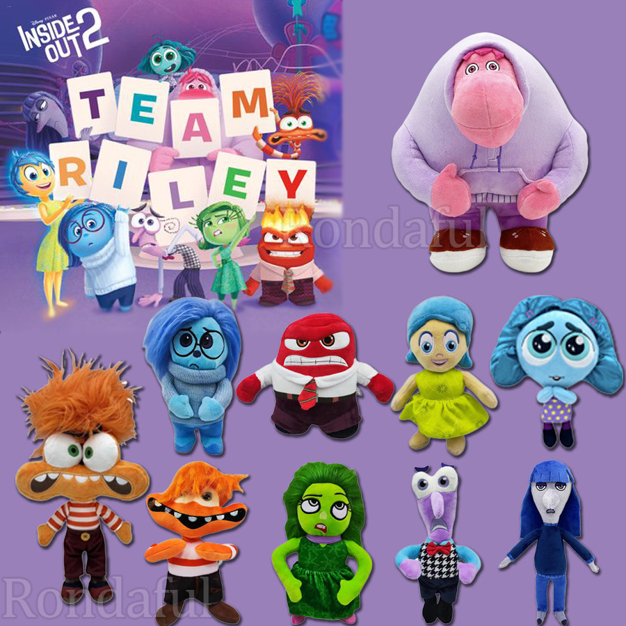 Inside Out Plush Toys Cartoon animated characters Doll Movie Peripheral ...
