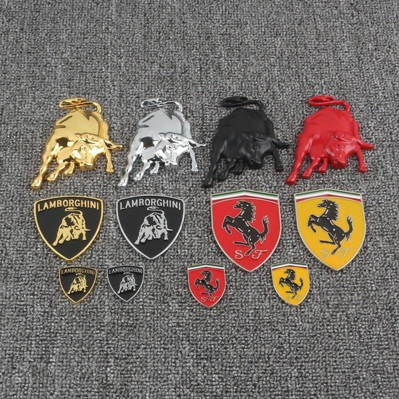 Applicable to Ferrari Side Seam Label Lamborghini Car Logo Cool ...
