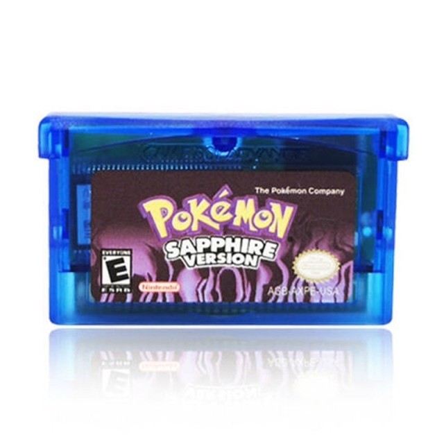Sapphire/Emerald/Fire Red/Leaf Green/Ruby Pokemon Game Card Cartridge ...