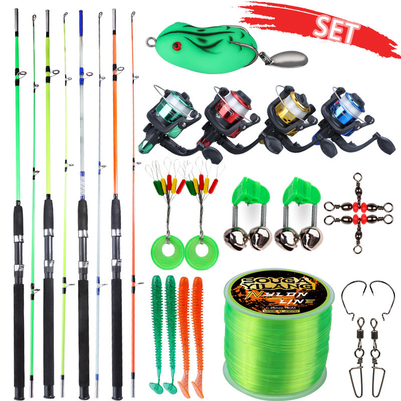 Sougayilang Set Combo Rod don Reel 2 Section Super Strong Fishing Rod ...