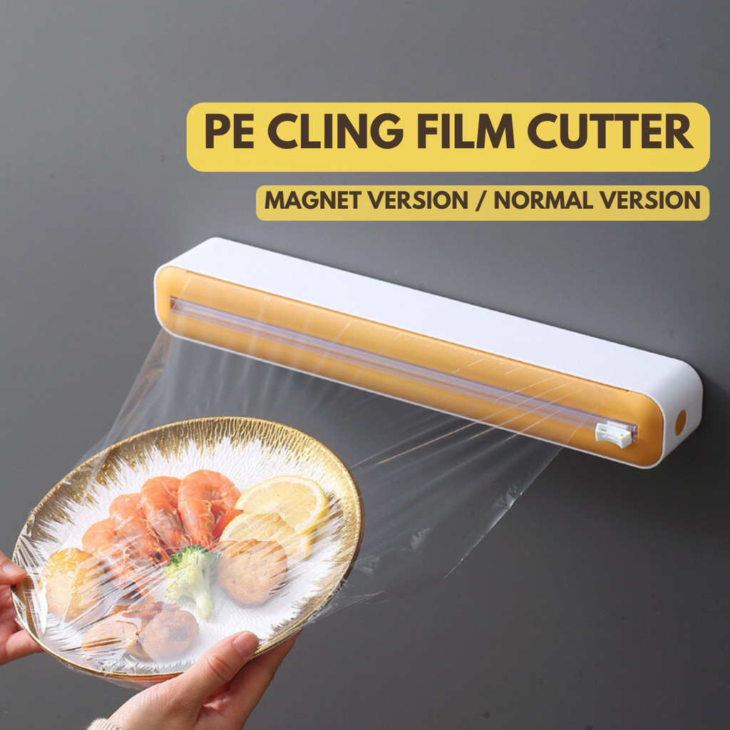 Magnetic Household Food Wrap Cutter PE Cling Film Cutter Cling Film ...