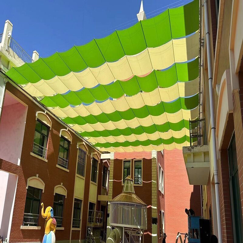 Kindergarten Sunshade Outdoor Sun-Proof Curtain Retractable Folding ...